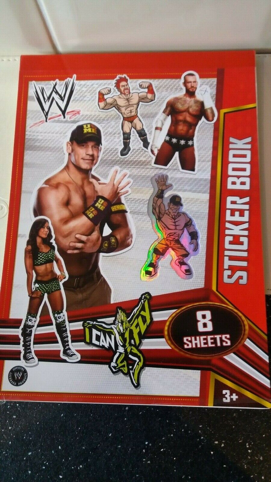 WWE Sticker Book – 8 Sheets – Petes Treasure Trove